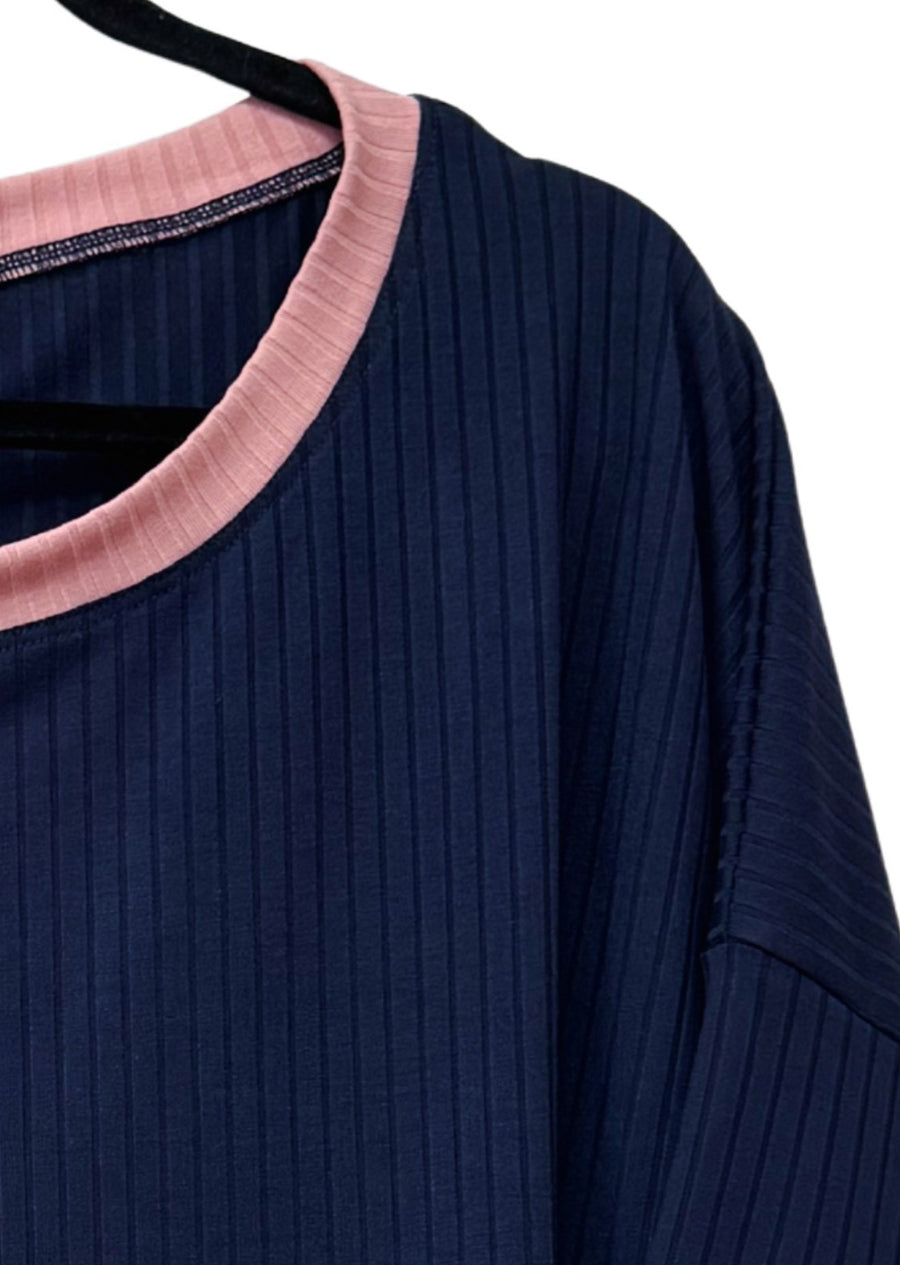 Polera Irene | Azul + pink – Victoria Raveau